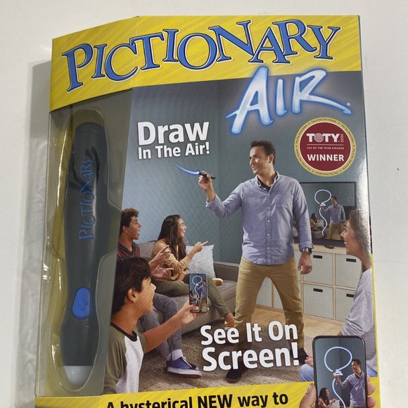 Mattel | Games | Pictionary Draw In The Air Family Team Game See It On ...